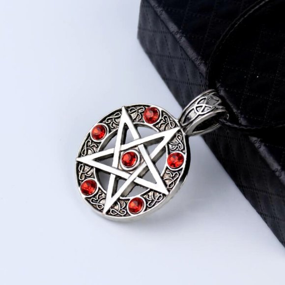 Accessories | Satan Logo Fivepointed Star Necklace For Men Bl5559066 ...